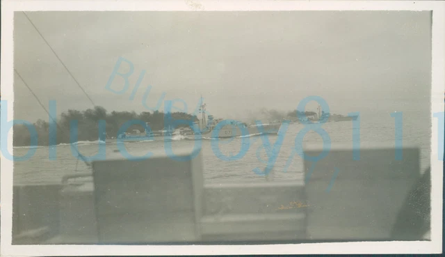 1940S HMS COSSACK royal navy Sailor photo, View from the docks to ship ...