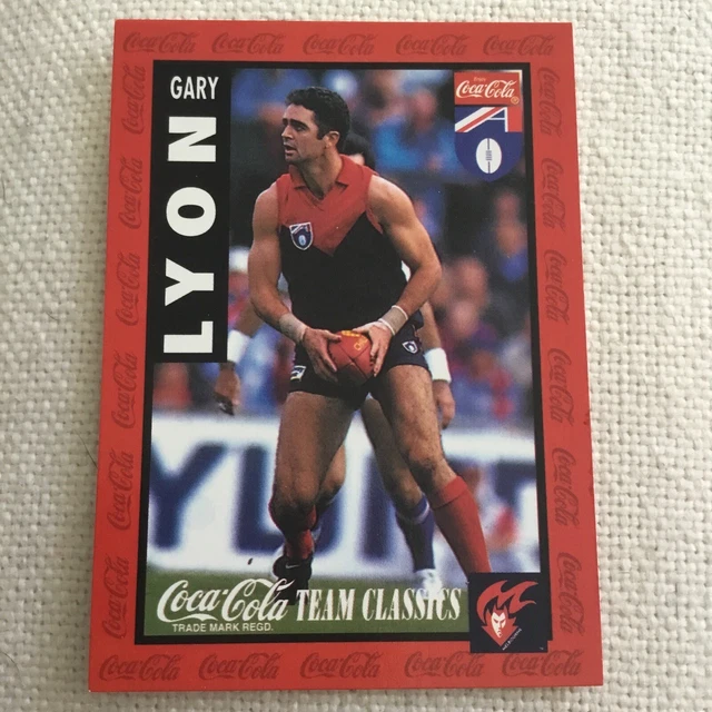 1995 AFL SELECT Coca Cola Team Classics Melbourne Gary Lyon Card #11/16 ...