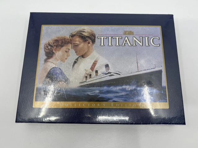 TITANIC 2-VHS COLLECTOR'S Edition Box Set Video Collection w/ Book ...