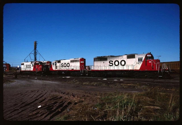 ORIGINAL RAIL SLIDE - SOO Soo Line 767+ Superior WI 12-7-1989 EUR 5,48 - PicClick FR