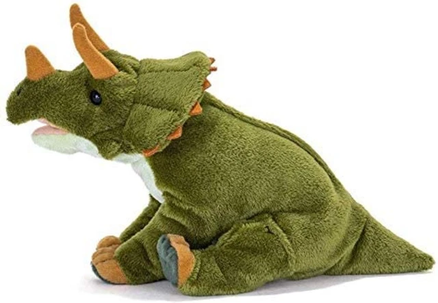 COLORATA STUFFED REAL Triceratops Sit S(17x14x20 cm) Plush Doll ...