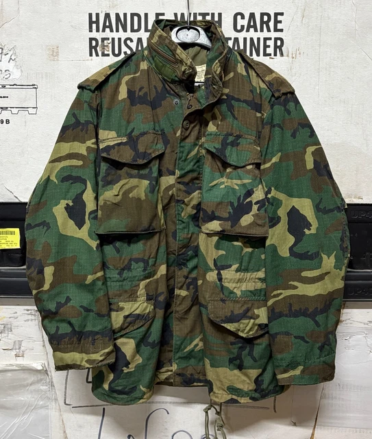 GENUINE RARE 70S/80S US ALPHA M65 FIELD JACKET ERDL PATTERN EX MINT ...
