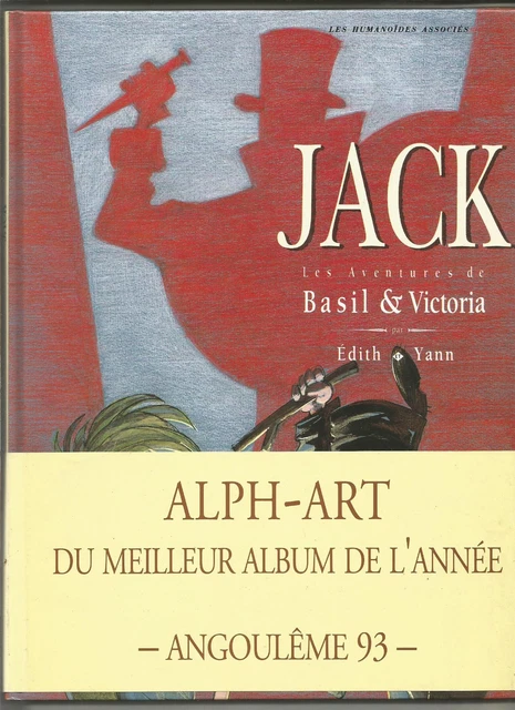 BASIL & VICTORIA Jack Edith & Yann EO 1992 bandeau Alph-Art 93 Jack l ...