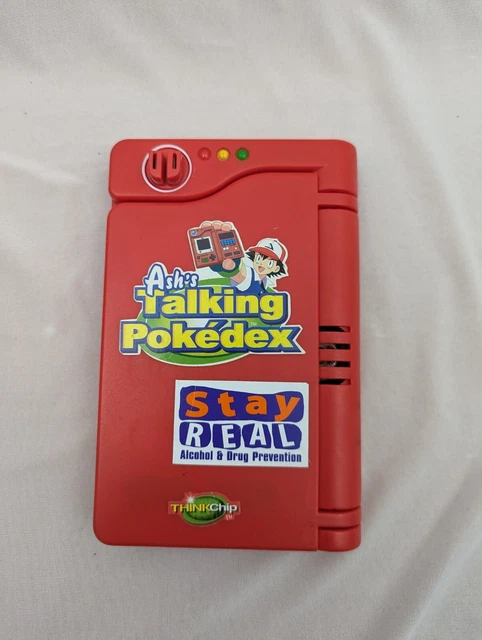 VINTAGE 2000 NINTENDO Ash’s TALKING POKEDEX Pokemon Thinkchip Hasbro ...