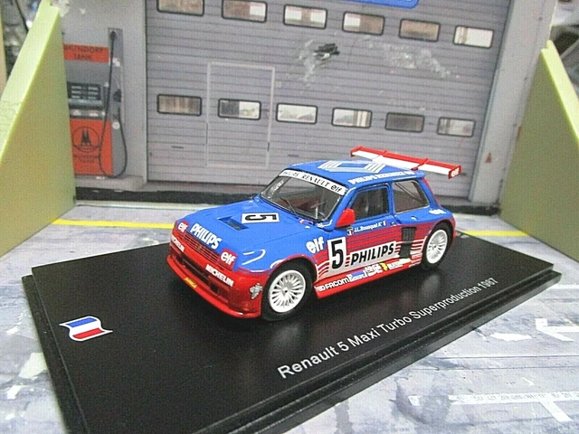 RENAULT 5 TURBO Maxi R5 Racing Superproduction 1987 #5 Bousquet Phil ...