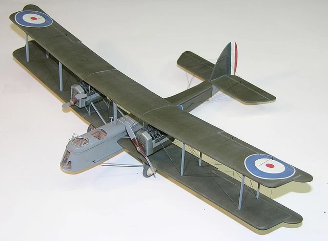 PLANS, MODÈLE, INSTRUCTIONS De Biplan DeHavilland DH-10 Britannique ...