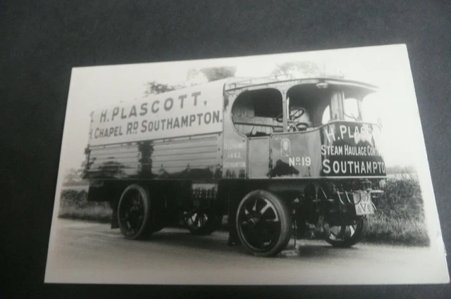STEAM LORRY SOUTHAMPTON Postcard Nice Unposted Condition Rp £60.00 ...