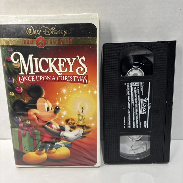 MICKEYS ONCE UPON a Christmas (VHS, 2000, Gold Collection Edition) $8. ...