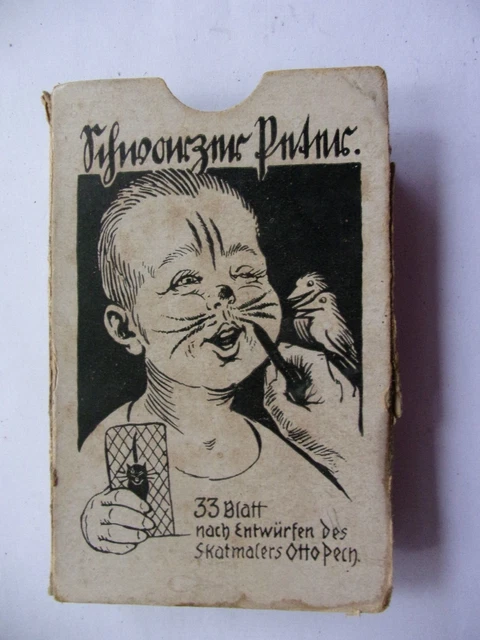 ALTES KOMPLETTES 30ER Jahre Kartenspiel "Schwarzer Peter" von ...