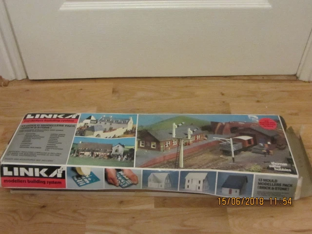 LINKA MODELLERS BUILDING System 8042 13 Mould Brick & Stone Set. £39.99 ...