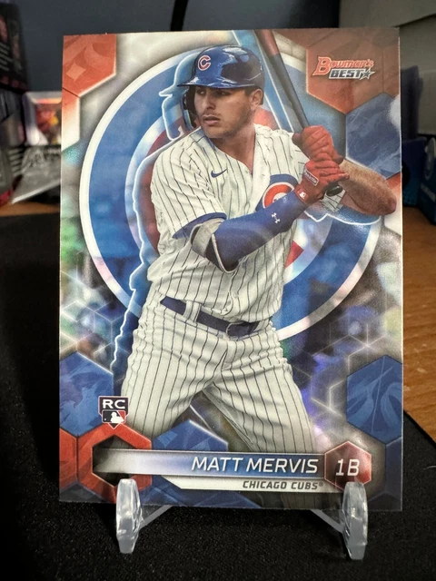MATT MERVIS 2023 Bowman's Best réfractor recrue RC Chicago Cubs C18 EUR ...