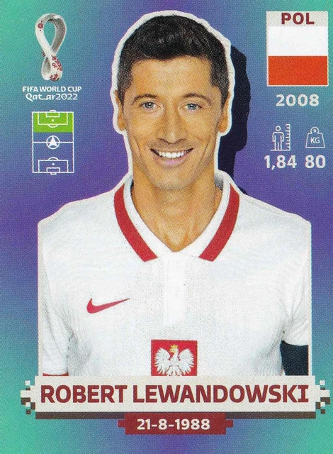 PANINI, FIFA WORLD Cup Qatar 2022: POL 17 Robert Lewandowski (Poland) Figure £2.05 - PicClick UK