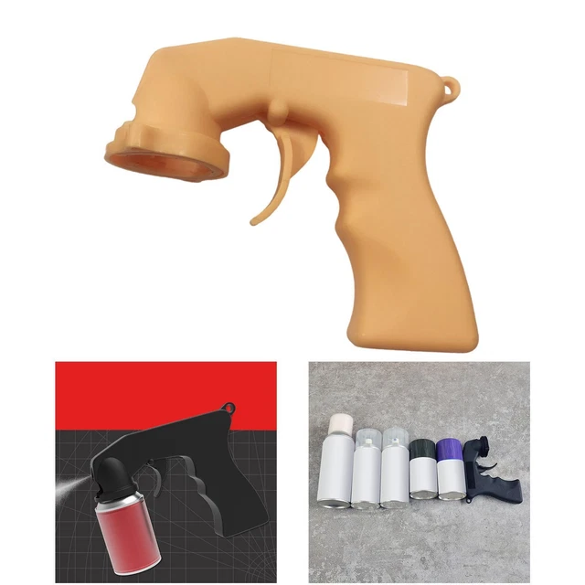 2-6PACK CAN SPRAY Paint Handle with Full Grip Trigger Locking Collar ...