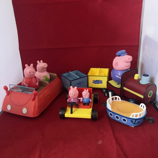 PEPPA PIG GRANDPA Pig's Train with George Figure And many more Bundele ...