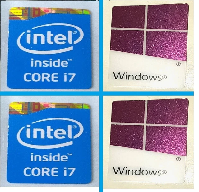 INTEL CORE I7 + Adesivo GRATUITO Windows 11 viola PC computer portatile ...