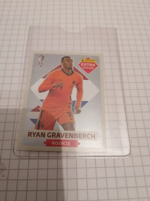 PANINI FIFA WM 2022 Qatar Ryan Gravenberch EXTRA STICKER Silber Rookie £16.53 - PicClick UK