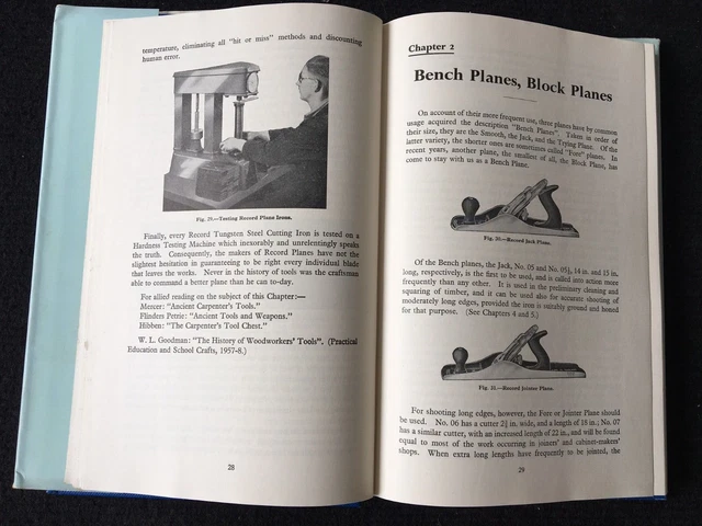 PLANECRAFT HAND PLANING by Modern Methods C.W.Hampton E.Clifford $28.46 ...