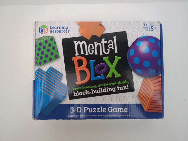 LEARNING RESOURCES MENTAL Blox Critical Thinking Game Block Building Fun 3D Kids £11.00 ...