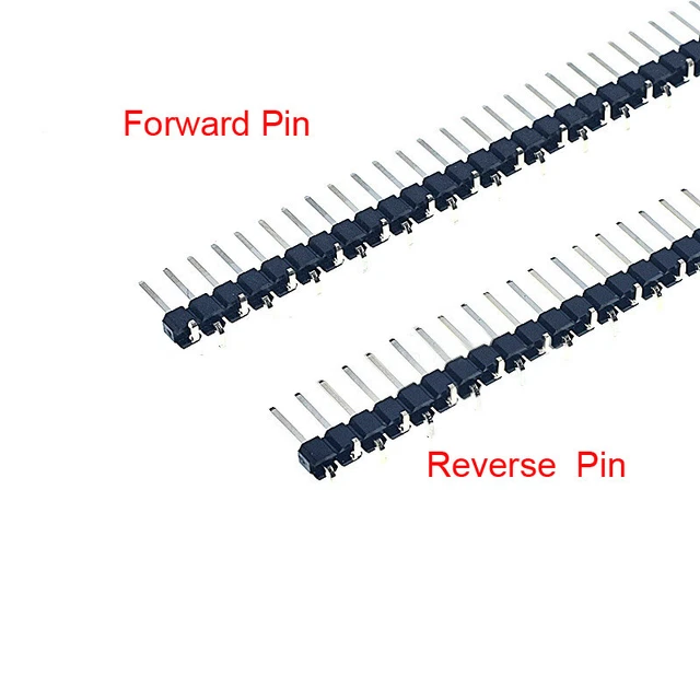 MALE PIN 2.54MM Spacing 2P/3/4/5/6/8/9/10/12/15/20-40P Single Row Foot ...
