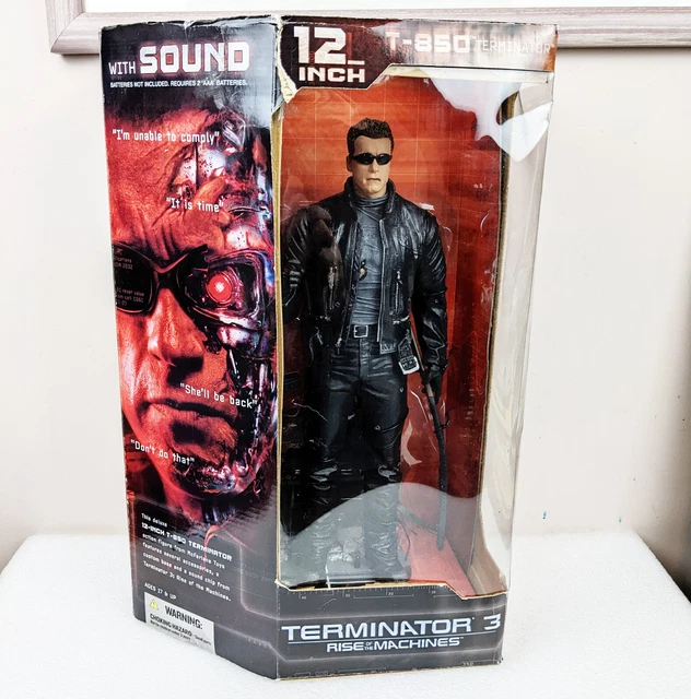 TERMINATOR T-850 ACTION Figure 12" McFarlane Toy Schwarzenegger NEW In ...