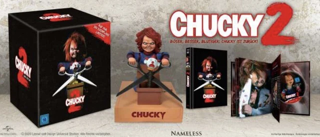 CHUCKY 2 (BLU-RAY & DVD Limited Edition Box-Set mit Mediabook und Büste ...