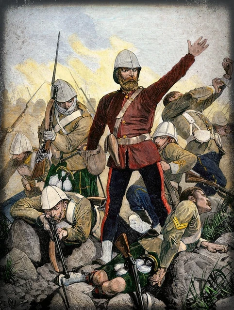 MAJOR GENERAL SIR George Colley High Quality Digital Print The Battle ...