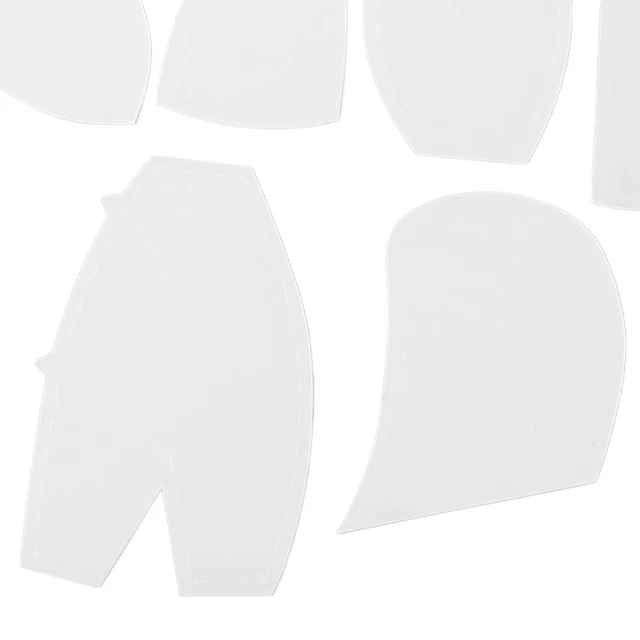 30 PCS MEMORY Bear Template Ruler Set Memory Bear Sewing Patterns ...