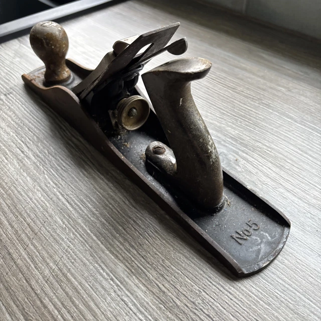 VINTAGE STANLEY BAILEY Number 5 Jack Bench Plane Made In England £36.95 ...