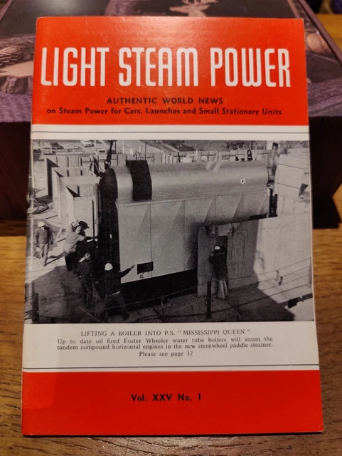 VINTAGE LIGHT STEAM POWER Magazine Vol 25 Jan-Mar 1976 (No1) Very Good ...