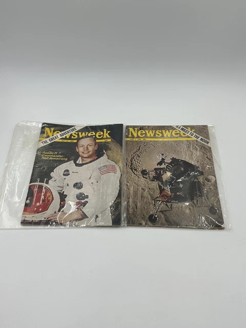NEIL ARMSTRONG NEWSWEEK 9.4 Miles To The Moon The Great Adventure ...