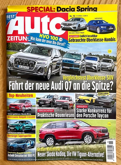 AUTOZEITUNG AUSGABE 15/2024 Fährt Der Neue Audi Q7 An Die Spitze? Test ...
