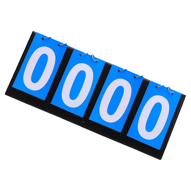 BASKETBALL SCORE BOARD Tabletop Scoreboard Flipper Flip Card EUR 21,72 ...