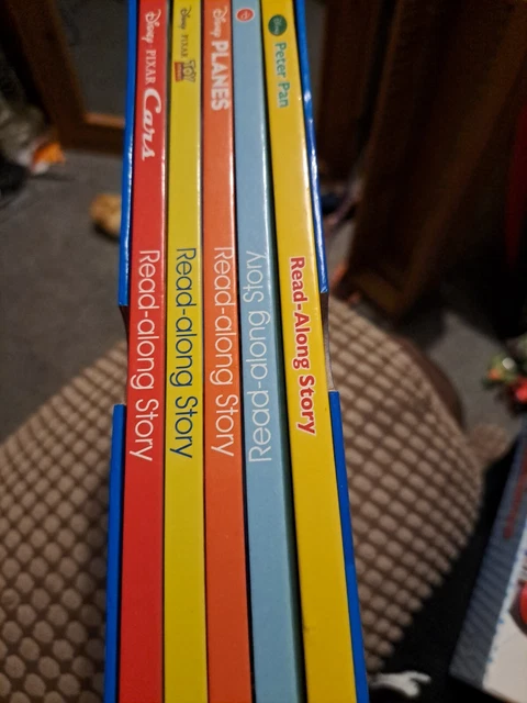 DISNEY PIXAR FAVOURITE Adventures 5 Read Along Stories Books NO CD Toy disney-pixar-favourite-adventures-5-read-along-stories-books-no-cd-toy