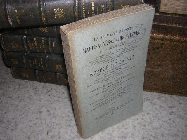 1883.VIE DE MARIE Agnès Claire Steiner / Reus.2e ed.revue.Nocera Ombrie ...
