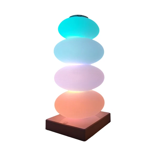 BEDROOM BEDSIDE TABLE Decorative Light RGB 16 Color LED Light Multi ...