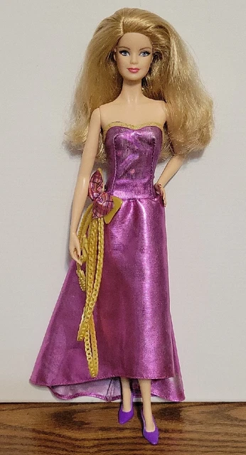 MATTEL BARBIE HOLIDAY Doll Model Muse Body Blonde Blue Eyes Beautiful ...