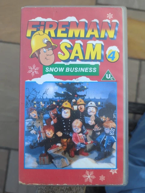 RARE - VHS - Fireman Sam 4 - Snow Business (BBC Cartoon) Rare £18.90 - PicClick UK