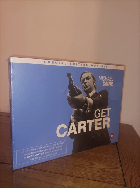 GET CARTER SPECIAL Edition Unopened Box Set VHS Video Plus Art Cards £ ...