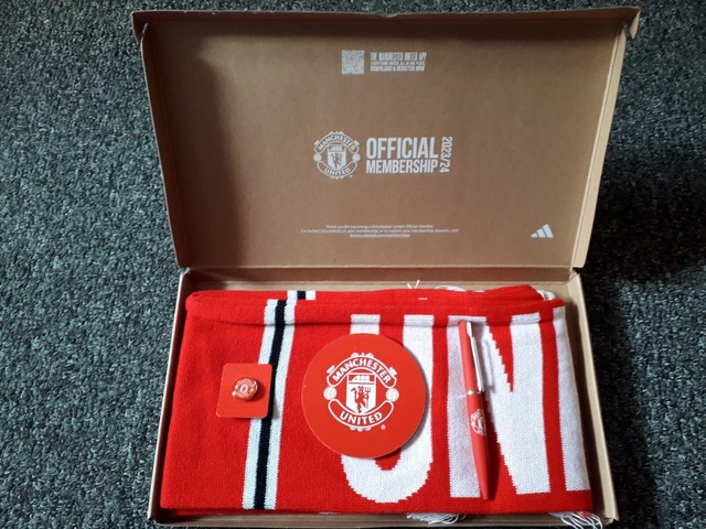 MANCHESTER UNITED 2023/24 Official Membership Pack £7.50 - PicClick UK