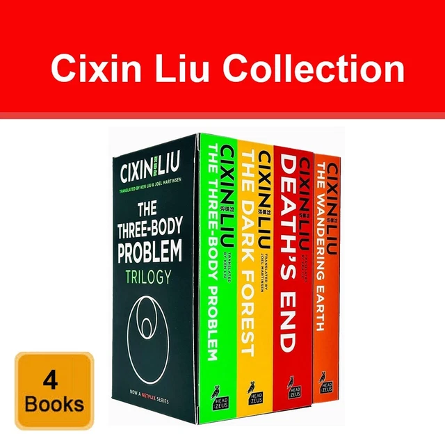 CIXIN LIU THE Three-Body Problem Trilogy 4 Books Collection Set Pack Fiction NEW EUR 52,38 ...