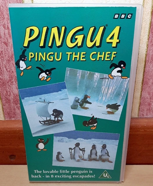 PINGU 4 - Pingu the chef BBC VHS. Rating Uc. Pal region. 41 Minutes. £8 ...