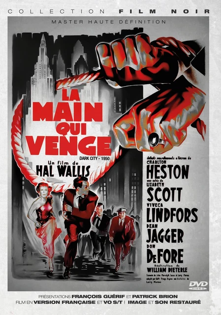 LA MAIN QUI venge (DVD) Charlton Heston Dean Jagger William Dieterle £ ...