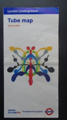 LONDON UNDERGROUND TUBE Map NOT as Ordnance Survey Epping Arsenal ...