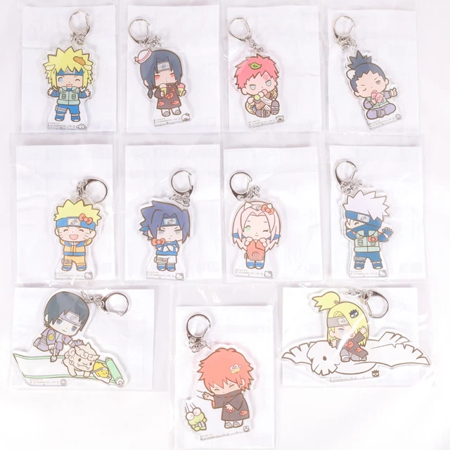 NARUTO X SANRIO Characters Key Chain Complete Set Bandai £127.73 ...