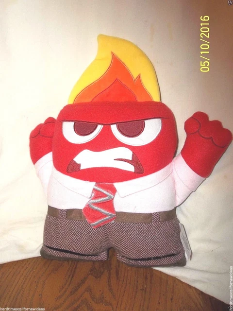 DISNEY PIXAR INSIDE Out Anger Flame Head Emotion Plush 14" £8.99 ...