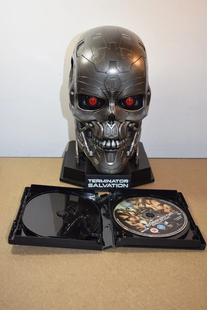 TERMINATOR SALVATION LIMITED EDITION T-600 SKULL HEAD / BUST Blu-ray ...