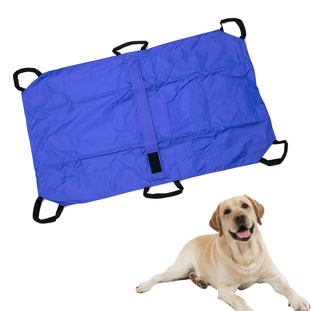 ANTI-BITE PET STRETCHER Emergency Pet Dog Cat Animal Transport Carrier ...