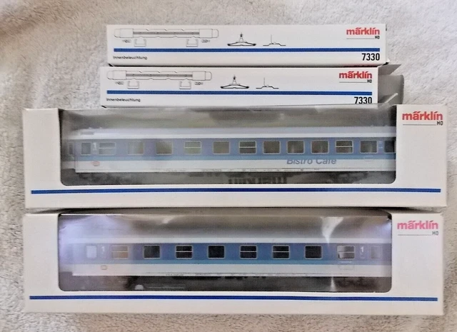 MÄRKLIN H0 4281, 4284 2er-Set Schnellzugwagen Inter-Regio OVP unbespielt, top! EUR 5,50 ...