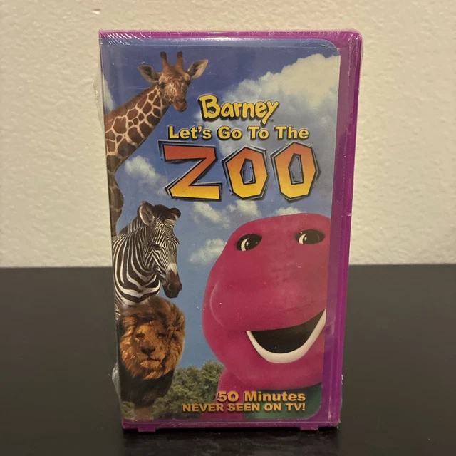 BARNEY - LETS Go to the Zoo VHS Brand New & Factory Sealed Purple ...