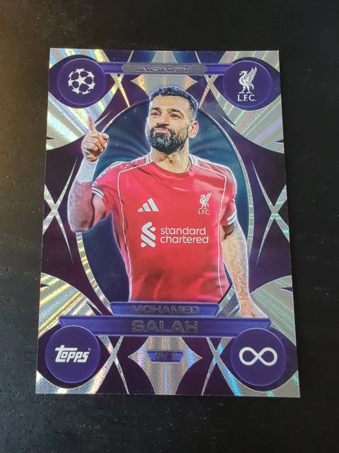 TOPPS MATCH ATTAX 2025/26 25/26 2026 Infinity Mohamed Salah EUR 6,50 ...